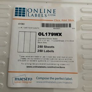 maestro label designer | Office | Online Labels | Poshmark